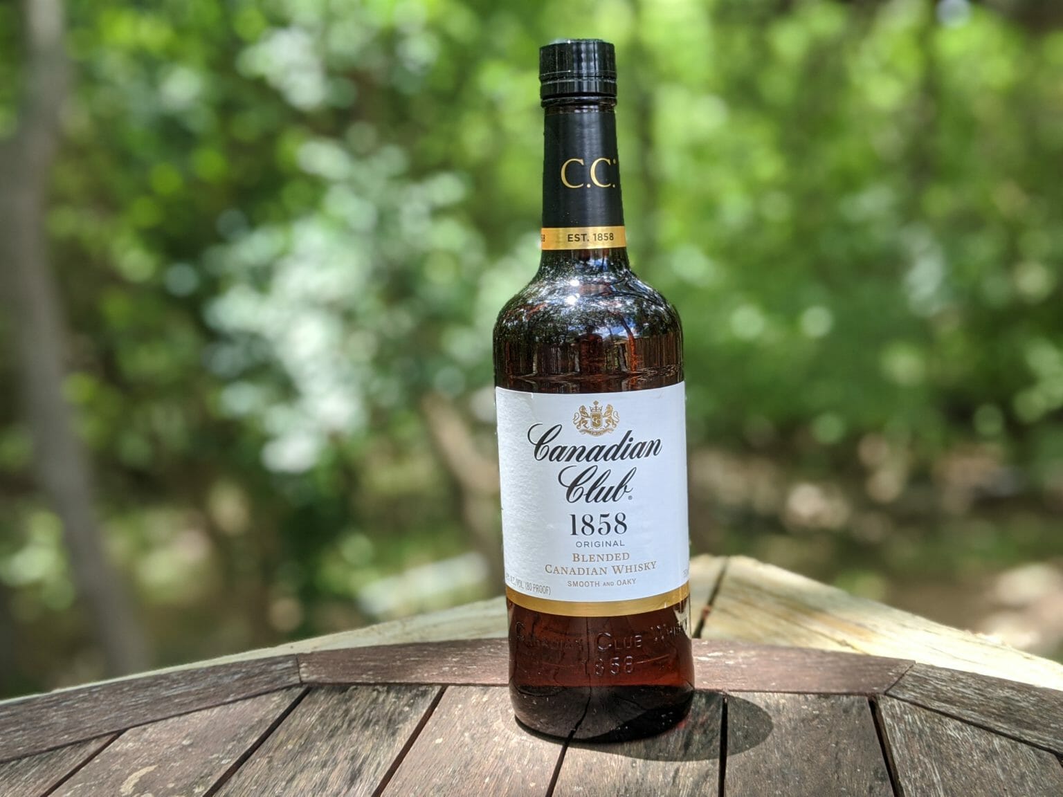 Whiskey Review: Canadian Club 1858 Original Blended Canadian Whiskey ...