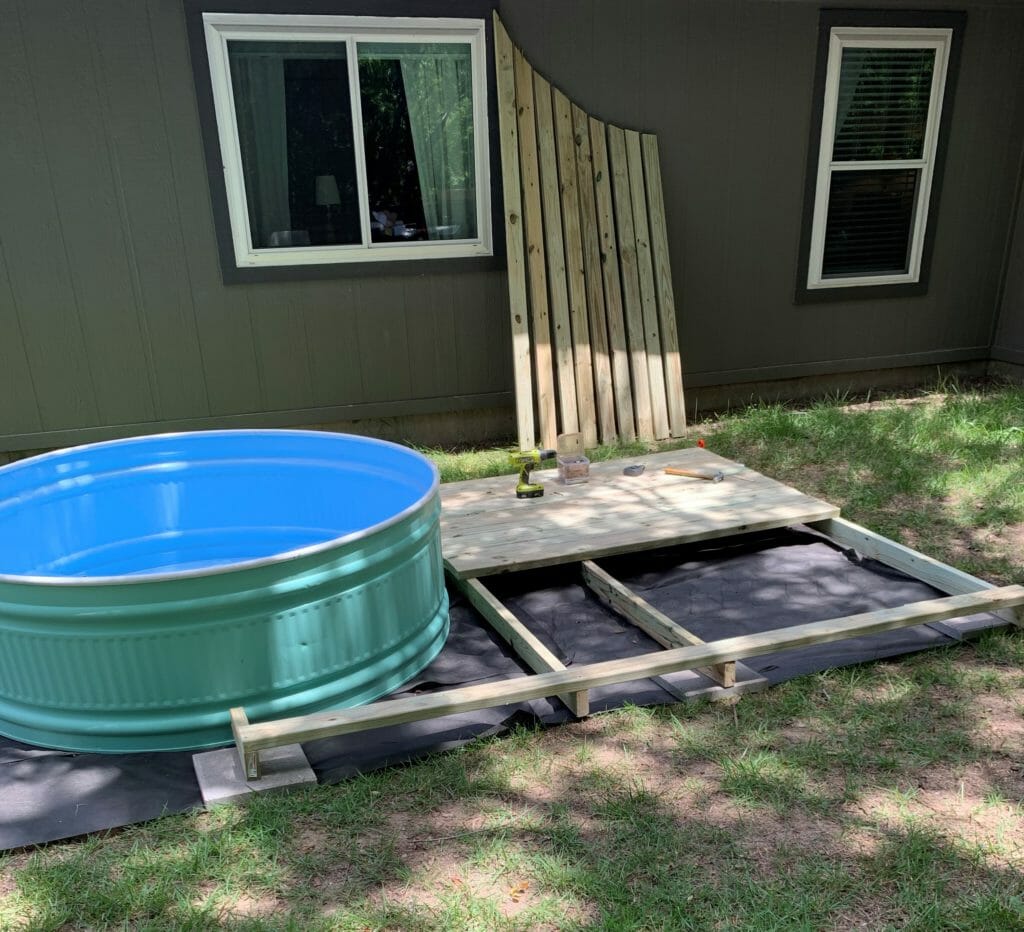 Building a DIY Stock Tank Pool – Thirty-One Whiskey