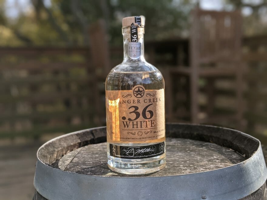 Whiskey Review: Ranger Creek .36 White Dog Whiskey – Thirty-One Whiskey