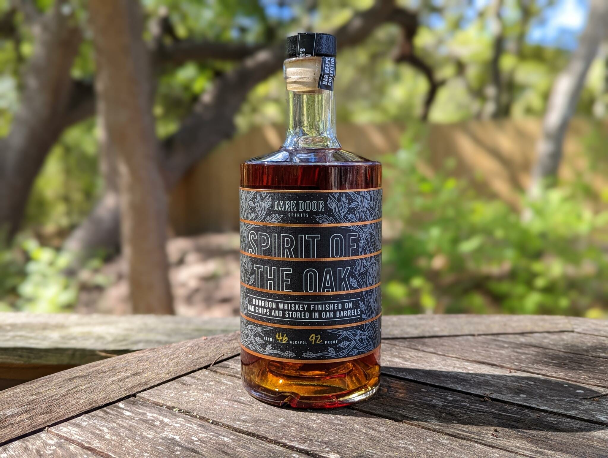 Whiskey Review: Dark Door Spirit of the Oak Bourbon Whiskey – Thirty ...