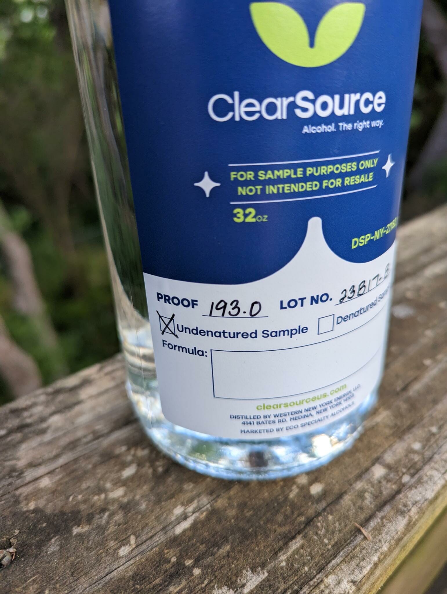 Review: ClearSource Neutral Grain Spirits – Thirty-One Whiskey