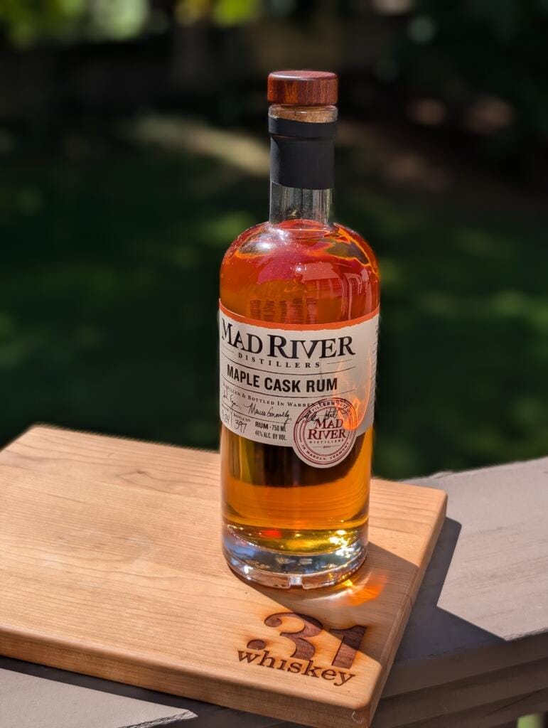 Review: Mad River Distillers Maple Cask Rum – Thirty-One Whiskey