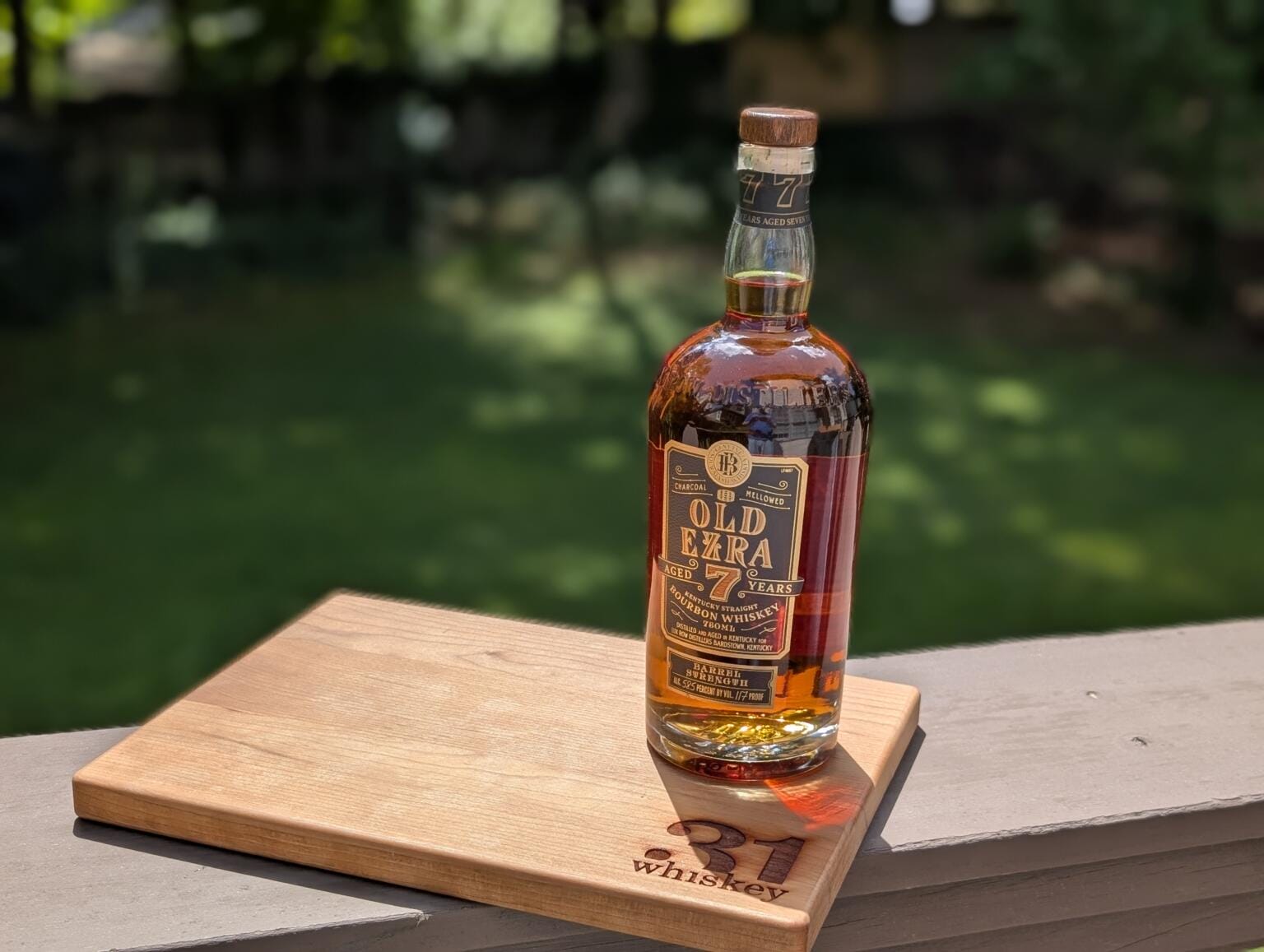 Whiskey Review: Ezra Brooks Old Ezra 7 Year Barrel Strength Bourbon Whiskey – Thirty-One Whiskey